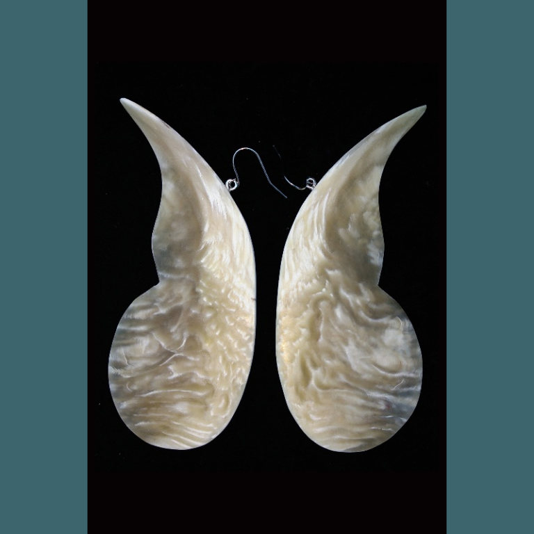 Butterfly Wings Earrings - Inuit Art - Inuit Jewelry